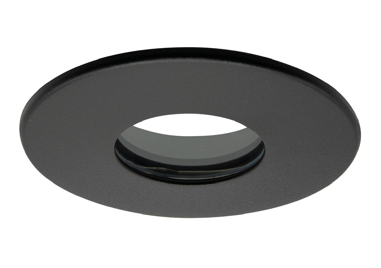 ALL LED AFD75BZ/IP/BLK Carbon Black Twist & Lock IP65 Bezel for iCan75 ...