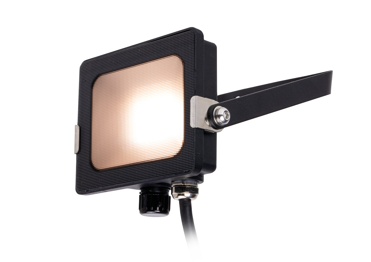 ALL LED AFLD10BK/CCT Osprey 10W Carbon Black IP65 CCT Flood Light With Q-Nex Plug And Play