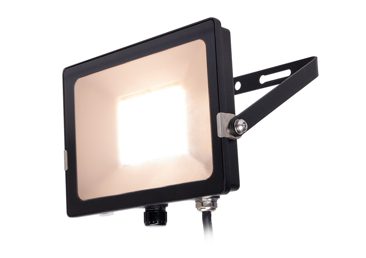 ALL LED AFLD30BK/CCT Osprey 30W Carbon Black IP65 CCT Flood Light With Q-Nex Plug And Play