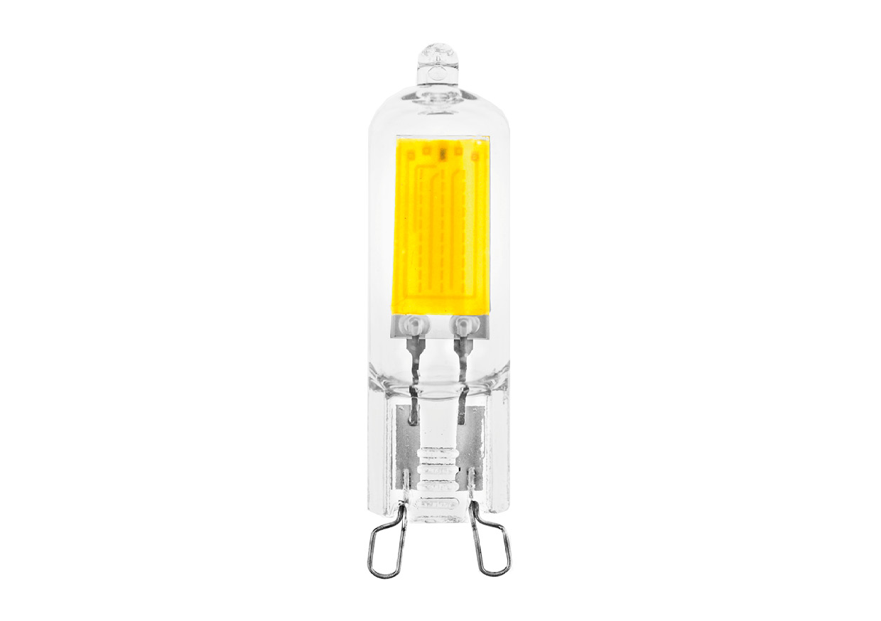 ALL LED AG920/40 Aston G9 Retro-Fit Glass Body 2W COB Wafer LED Lamp 4000K