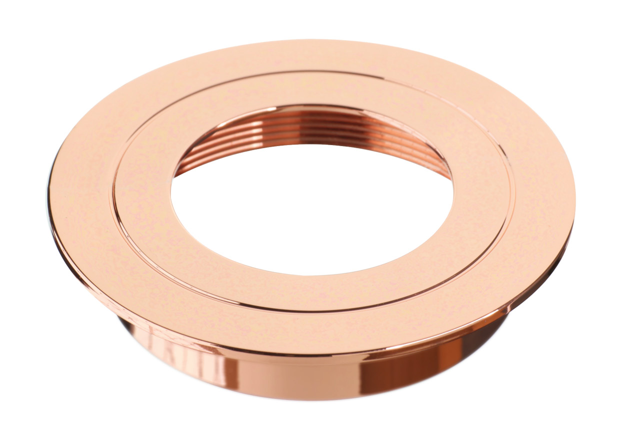 ALL LED AGL045BZ/COP Polished Copper Interchangeable Bezel for Noble 3 ...