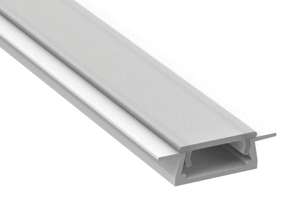 ALL LED APA003/WH Profile3 2 Metre Recessed Profile with Diffuser ...