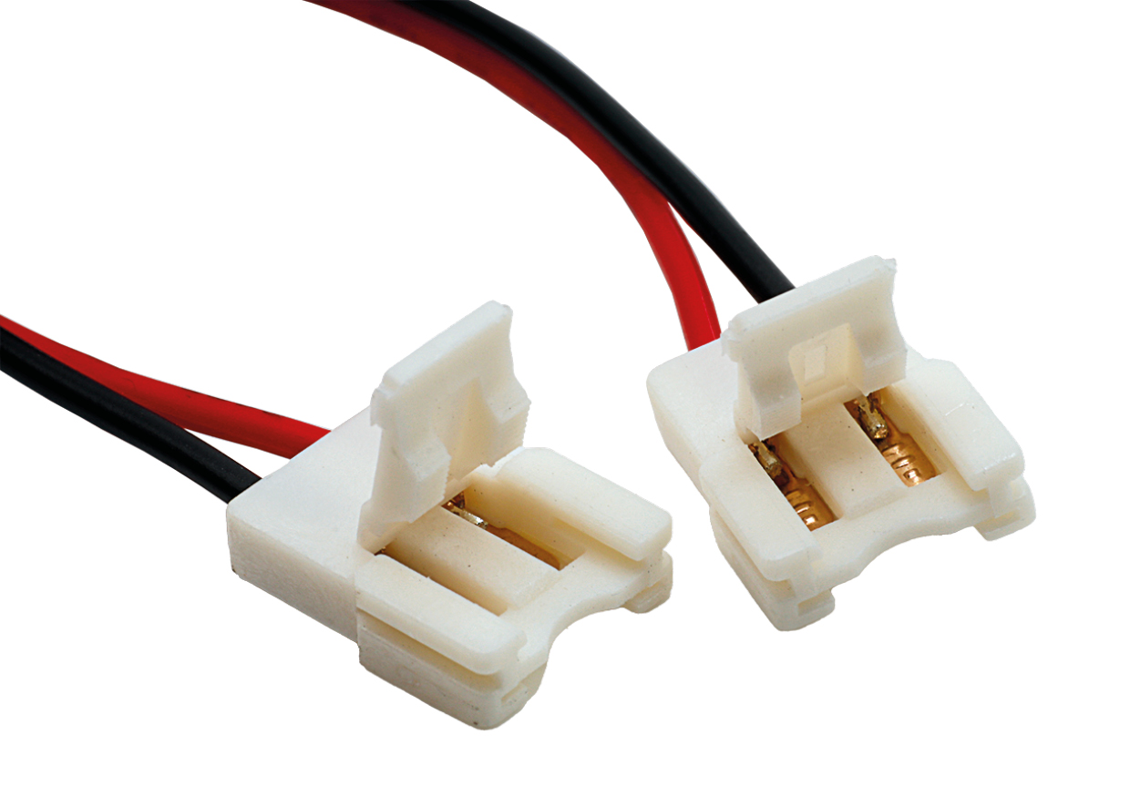 ALL LED ASCC10MM/2CAB P1 IP20 Double Ended Connector for 10mm LED Strip