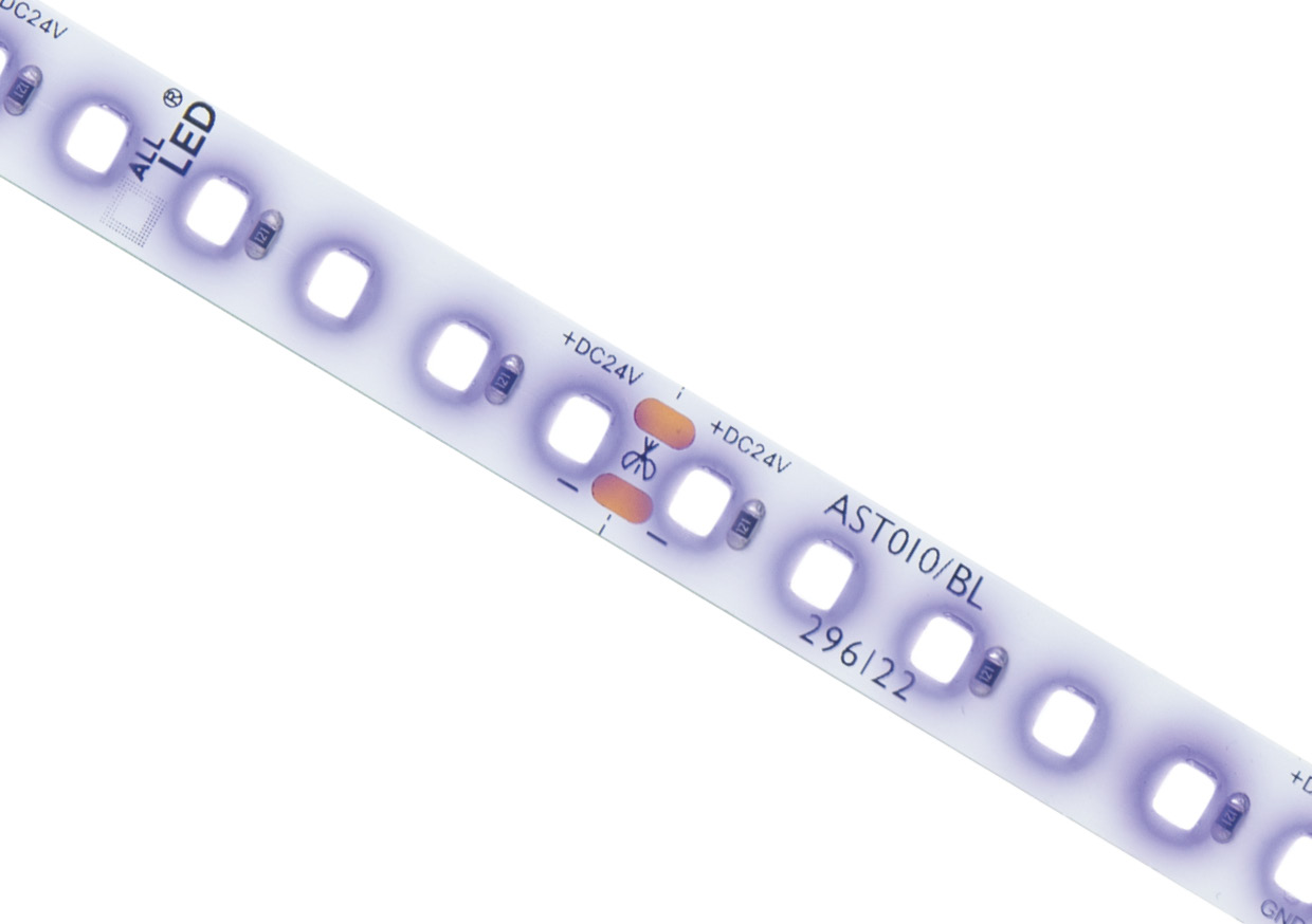 ALL LED AST010/BL Colour-Pro 10w/m IP20 LED Strip 24V Supplied in 40m ...