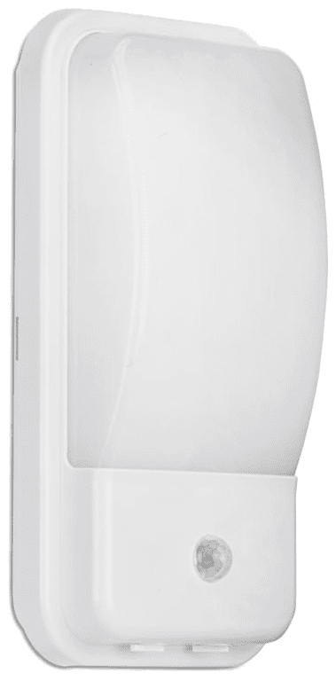 Aurora AU-BH10PIRCSW 10W LED IP65 PIR Rectangular Bulkhead White CCT