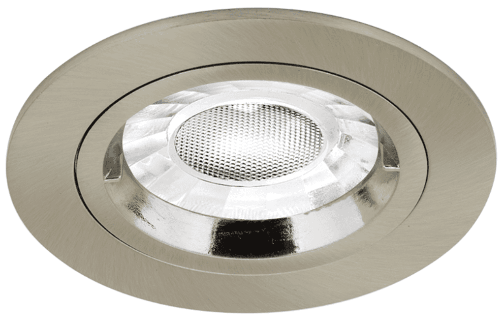Aurora EN-DLM356SN GU10 Fixed Lock Ring Downlight Satin Nickel