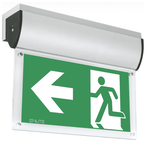 Aurora EN-EMLED22ST 240V 3 3W LED 1/2/3/8h Wall Emergency Exit Sign ...