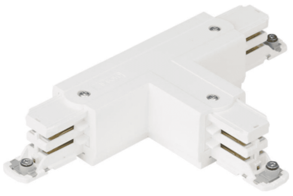 Aurora XTSA37-W 16A 250V Global T Connector D Three Circuit Track White