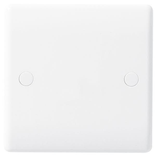 BG Electrical 858 25A Flex Outlet Plate White Bottom Entry