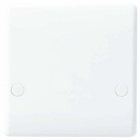 BG Electrical 879 45A Cooker Outlet Plate White Bottom Entry