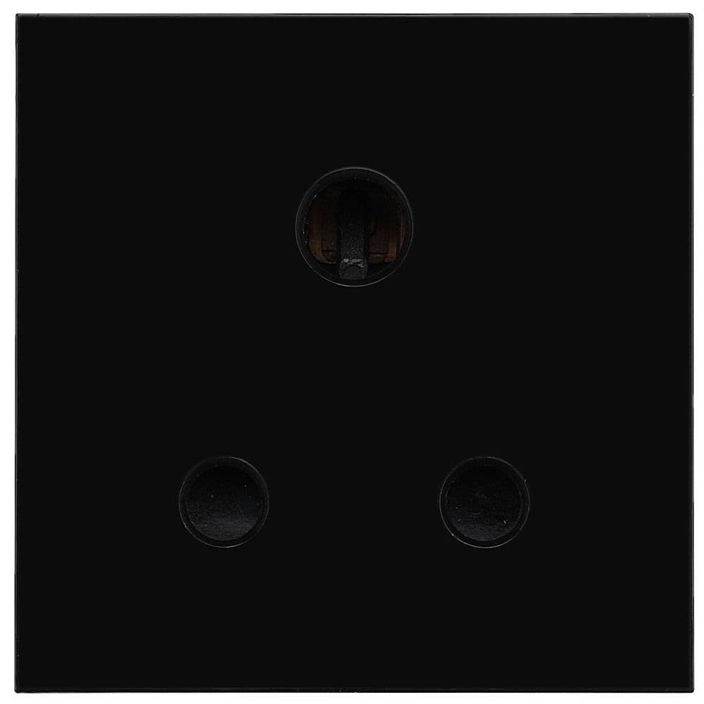 BG Electrical EM5ASB Euro Module 5a Round Pin Unswitched Socket Power ...