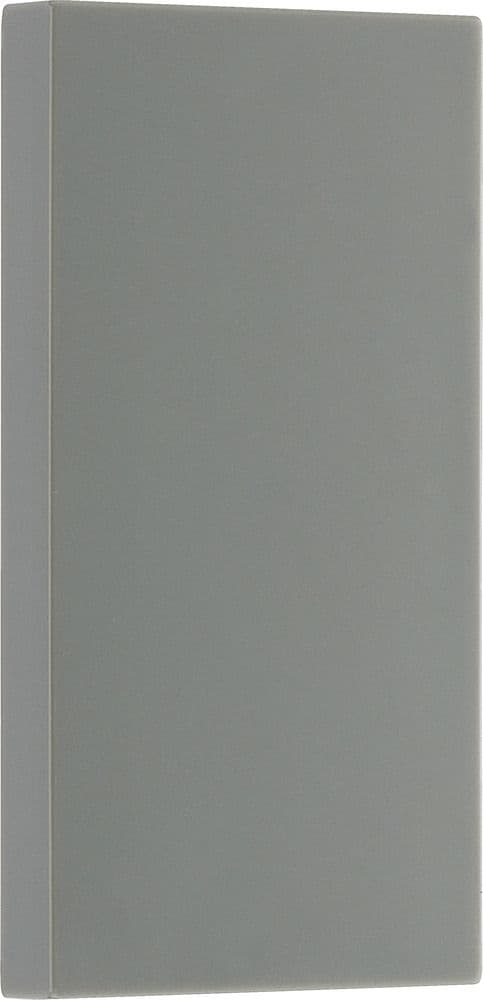 BG Electrical EMBLK1G Euro Module Grid Modular 1 Module Blank Piece Grey