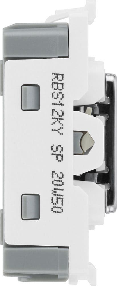 BG Electrical RBS12KY Grid 20AX Secret Key Switch Module 2 Way SP ...