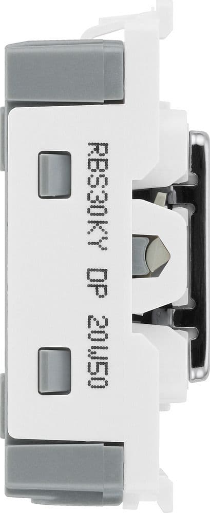 BG Electrical RBS30KY Grid 20AX Secret Key Switch Module Double Pole ...