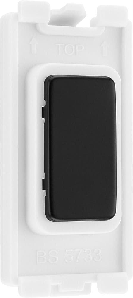 BG Electrical RFBBLNK Grid Blank Module Matt Black