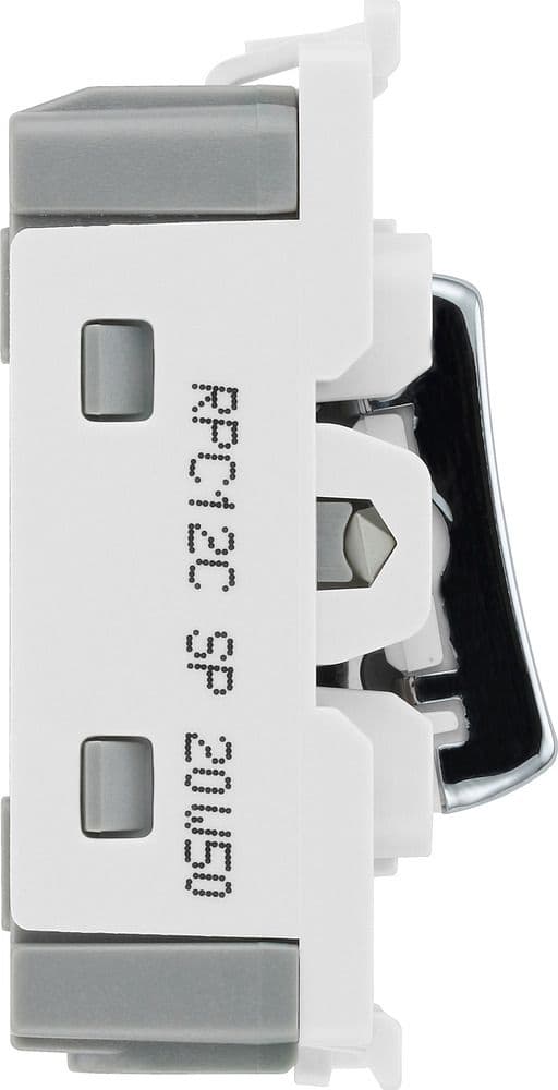 BG Electrical RPC12C Grid 20AX Switch Module 2 Way SP Centre Off Chrome
