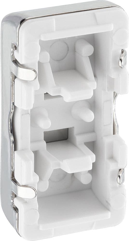 BG Electrical RRBELLBS Grid Rocker Bell Symbol Brushed Steel Pack Of 10