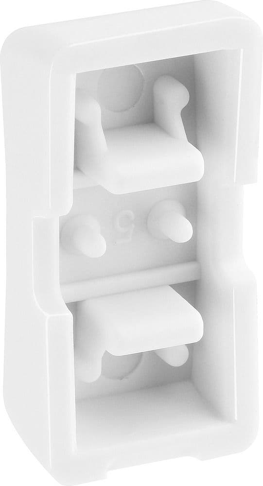 BG Electrical RRBLW Grid Rocker "Boiler" White Pack Of 10