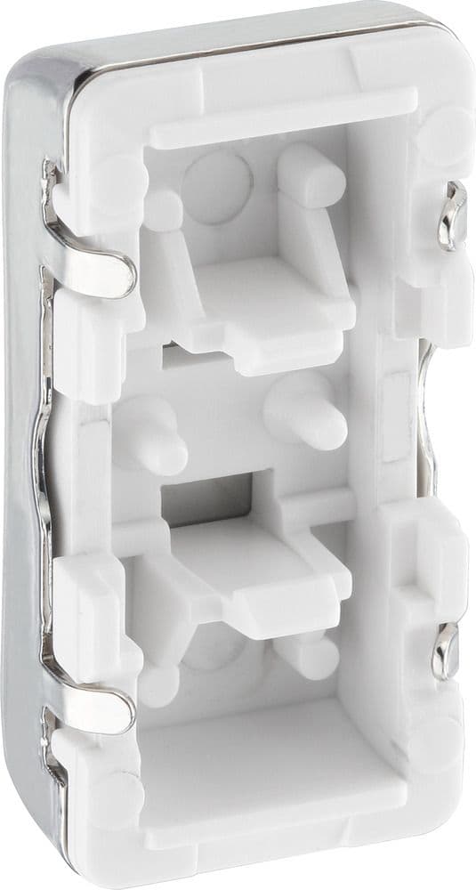 BG Electrical RRHBBS Grid Rocker "Hob" Brushed Steel Pack Of 10