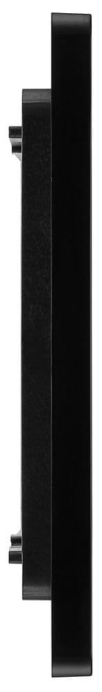 BG Evolve PCDBCEMR4B Black Chrome Rectangular Euro Module Front Plate 4 ...