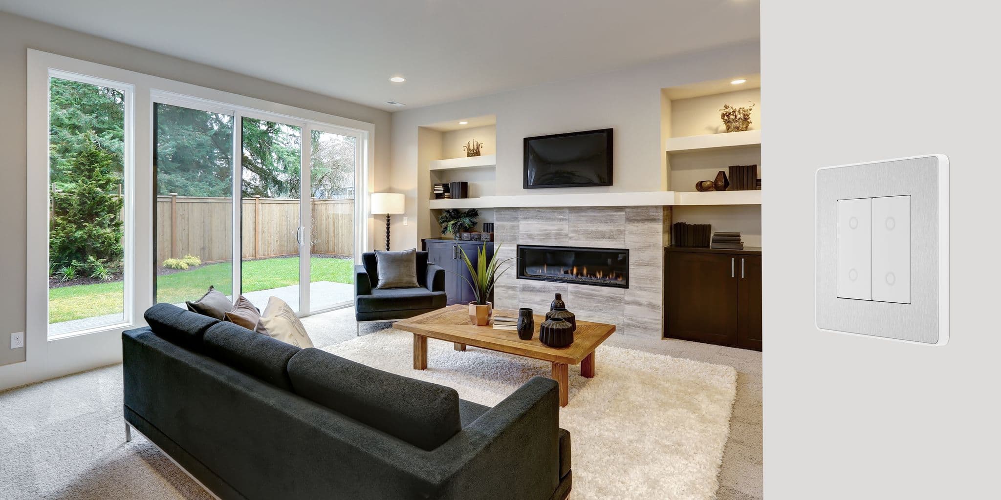 BG Evolve PCDBSTDM2W Brushed Steel Double Touch Dimmer Switch 2 Way ...