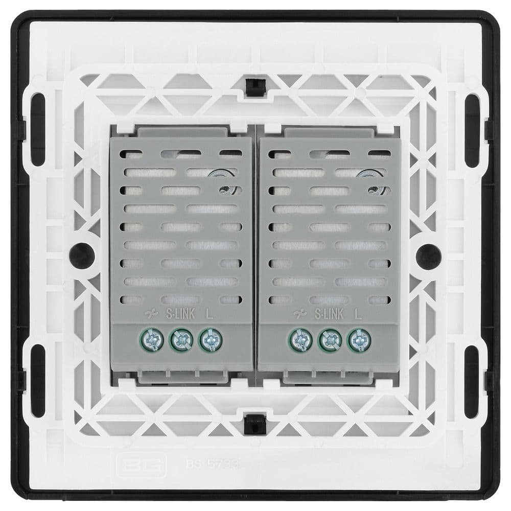 BG Evolve PCDDBTDM2B Matt Blue Double Touch Dimmer Switch 2 Way Master ...