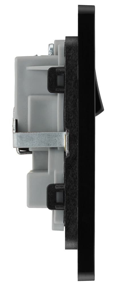 BG Evolve PCDMG22B Matt Grey 13A Double Switched Socket