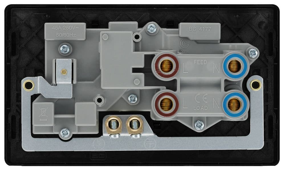 BG Evolve PCDMG70B Matt Grey 45A Cooker Control Unit With 13A Socket ...