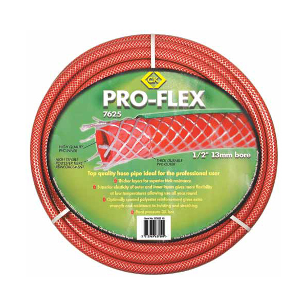 C K Tools G7626 15 Pro-Flex Hose Pipe 3/4in 15m