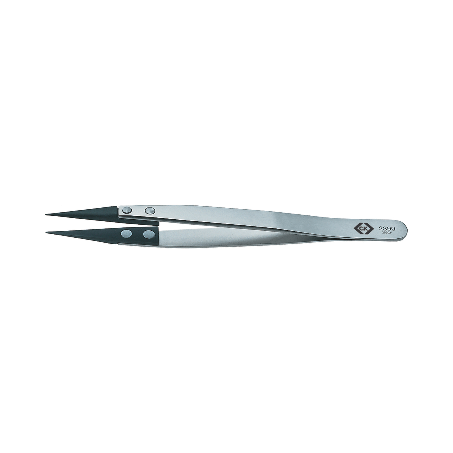 C K Tools T2390 Carbofib ESD Fine Tip Tweezer