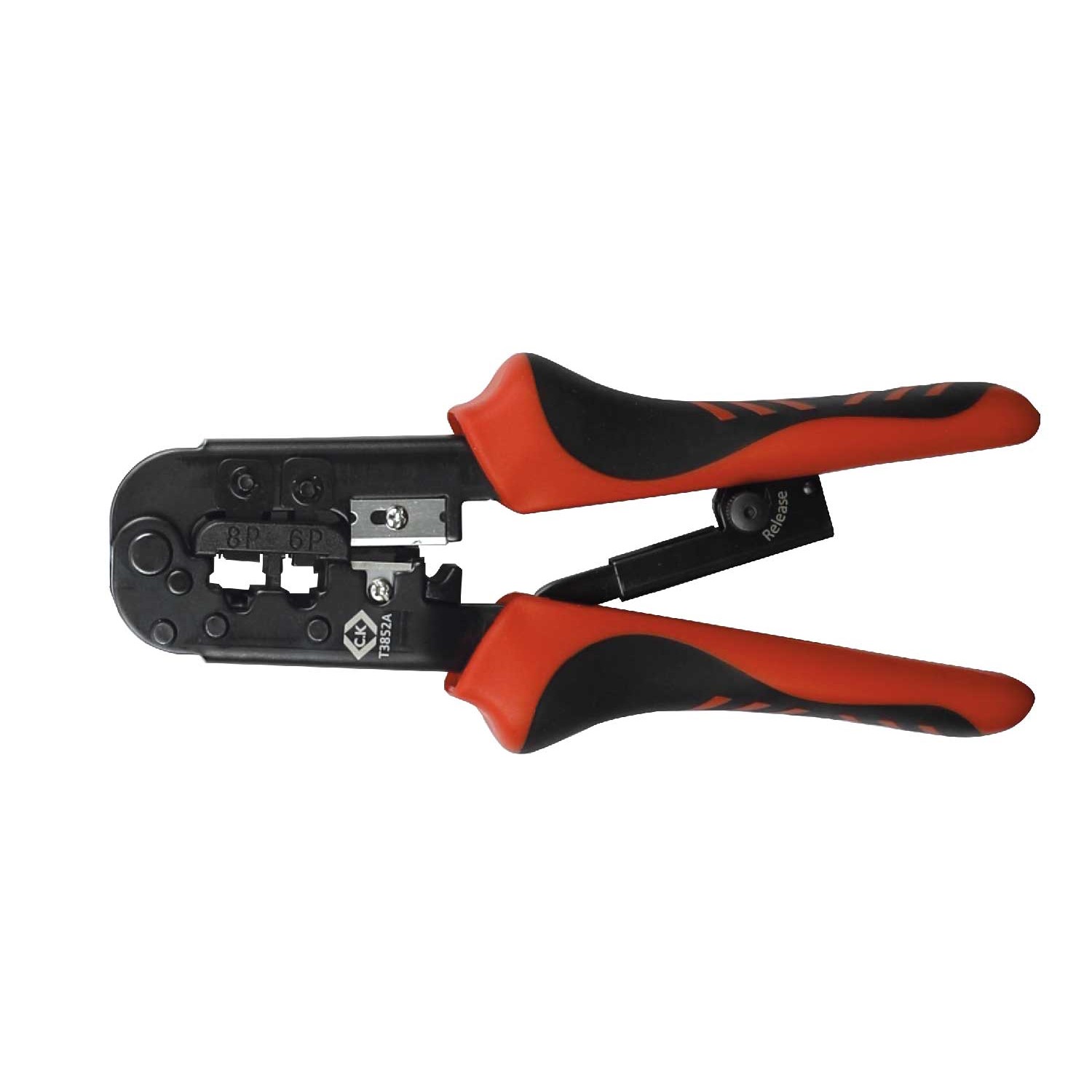 C K Tools T3852A Ratchet Crimping Pliers for Modular 6/8P 2K