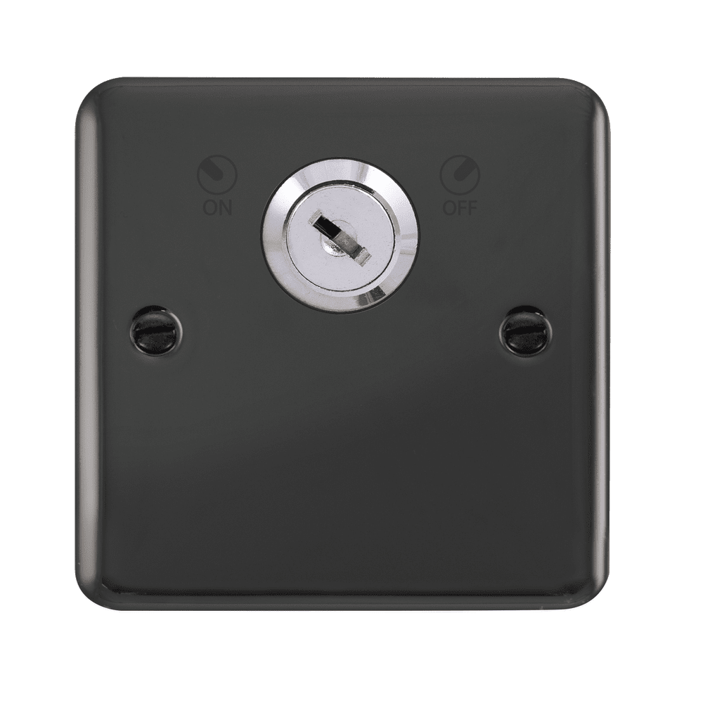 Click Deco Plus DPBN660 20AX DP Key Lockable Switch Black Nickel