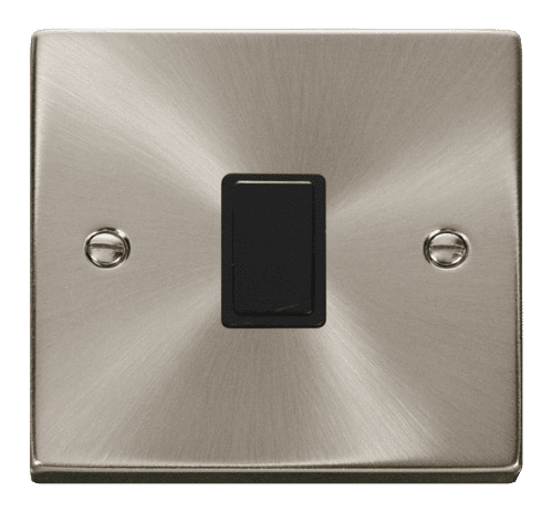 Click Deco VPSC622BK 20A 1 Gang DP Switch - Satin Chrome