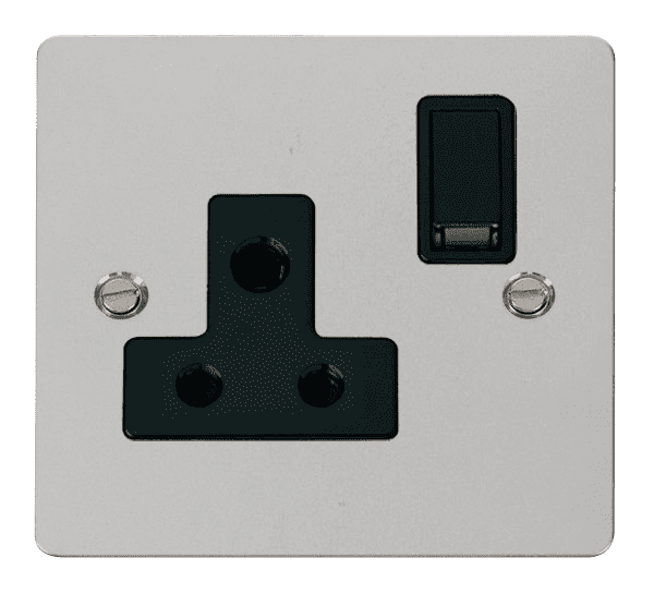 Click Define FPCH034BK 1 Gang 15a Round Pin Switched Socket Outlet ...