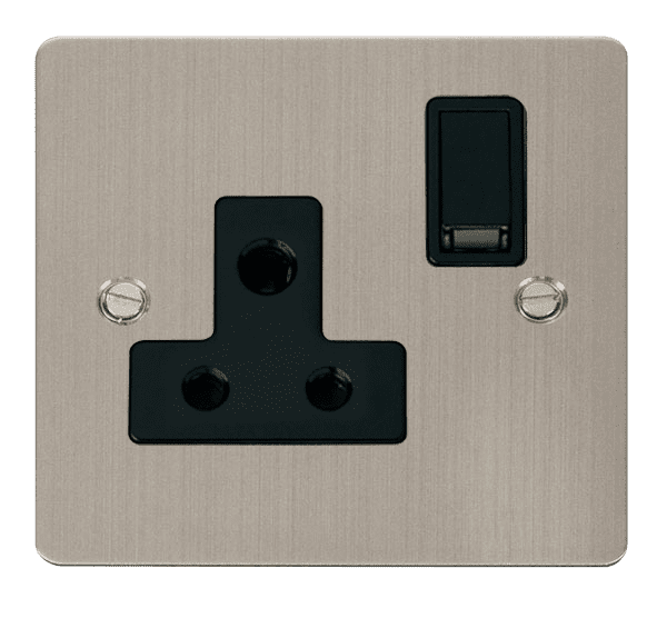 Click Define FPSS034BK 1 Gang 15a Round Pin Switched Socket Outlet ...