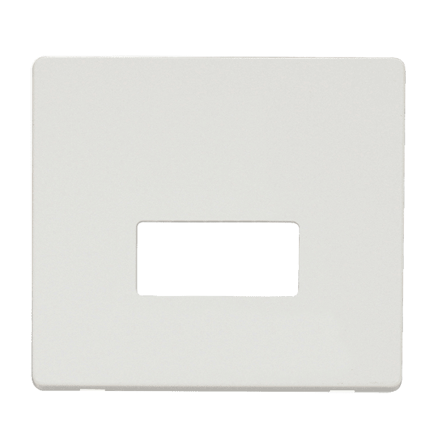 Click Definity SCP250MW 13A Fused Spur Plate Matt White