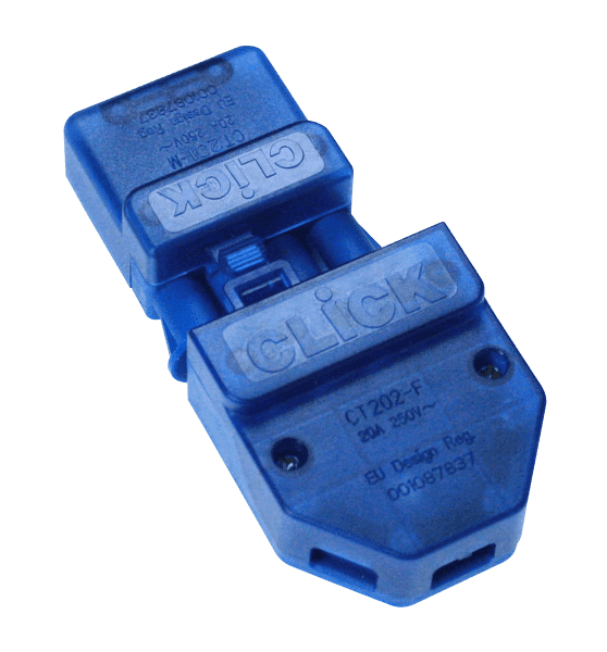 Click Essentials CT202C 250v20AX 4 Pin Pull Apart Flow Connector