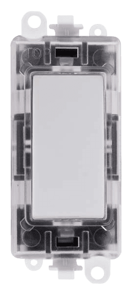 Click Gridpro GM2002BTPW 20AX 2 Way Blue Switch Locator Module Polar White