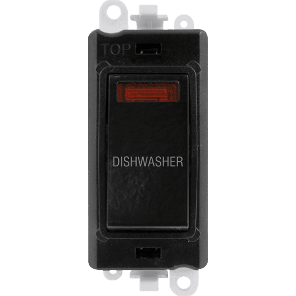 Click Gridpro GM2018NBK-DW 20AX DP Switch With Neon Module Dishwasher ...
