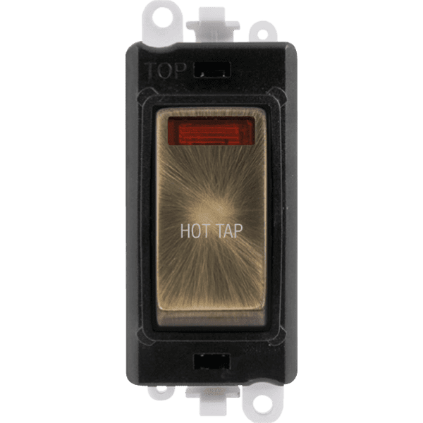 Click Gridpro GM2018NBKAB-HT 20AX DP Switch With Neon Module Hot Tap ...