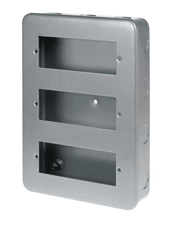 Click Metal Clad CL518 13A 2 Gang Unswitched Socket Outlet