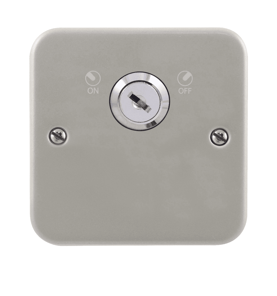 Click Metal Clad CL660 1 Gang 13A DP Switched Socket Outlet - Box of 10