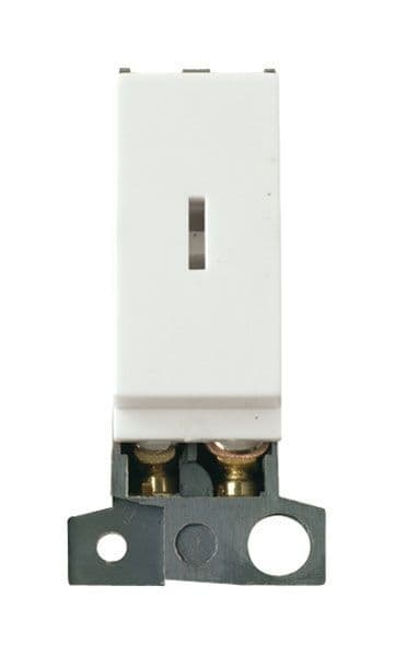 Click Mini Grid MD003WH 2 Way 10AX Keyswitch - White