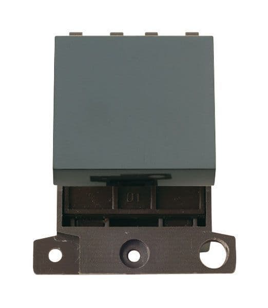 Click Mini Grid MD022BK 20A DP Switch - Black