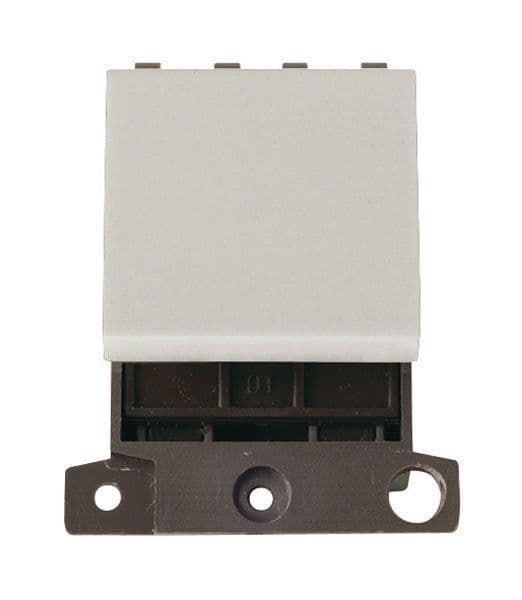 Click Mini Grid MD022WH 20A DP Switch - White