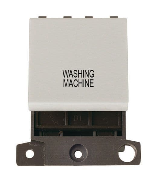Click Mini Grid MD022WHWM 20A DP Switch Washing Machine White