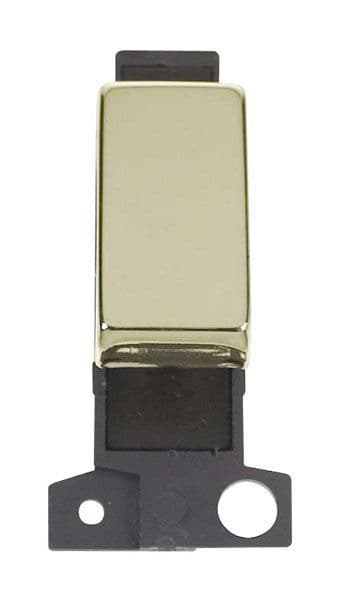 Click Mini Grid MD070BR 10A 3 Position Ingot Switch - Brass