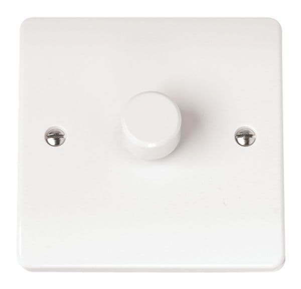 Click Mode CMA161 1 Gang 2 Way 100W LED Dimmer Switch - White
