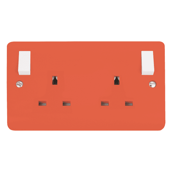 Click Mode CMA1836RDPW 13A 2 Gang DP Switched Safety Shutter Socket ...