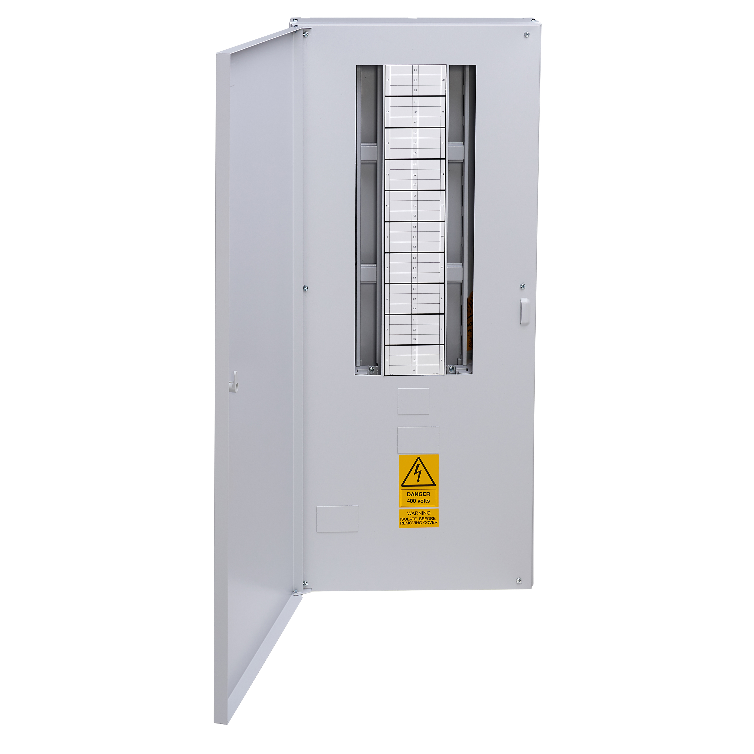 Crabtree 18PSC20MR Polestar Compact 20-Way 125A Surface 3P N ...